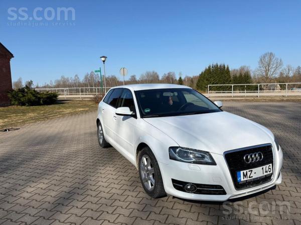 White Audi A3 2012 in Bauska, with an engine capacity of 1.60 L and mileage of 273 thousand km for 5800 €, photo 1 on AUTOMOTO.COM.LV