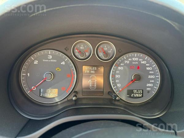 White Audi A3 2012 in Bauska, with an engine capacity of 1.60 L and mileage of 273 thousand km for 5800 €, photo 8 on AUTOMOTO.COM.LV
