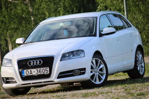 Balts Audi A3 2012 Rīga, ar dzinēja tilpumu 2.00 L un nobraukumu 267 tūkst. km par 6590 €, foto 1 vietnē AUTOMOTO.COM.LV