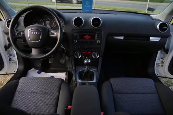 Balts Audi A3 2012 Rīga, ar dzinēja tilpumu 2.00 L un nobraukumu 267 tūkst. km par 6590 €, foto 9 vietnē AUTOMOTO.COM.LV