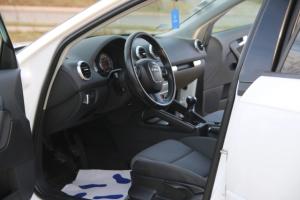 White Audi A3 2012 in Riga, with an engine capacity of 2.00 L and mileage of 267 thousand km for 6590 €, photo 14 on AUTOMOTO.COM.LV