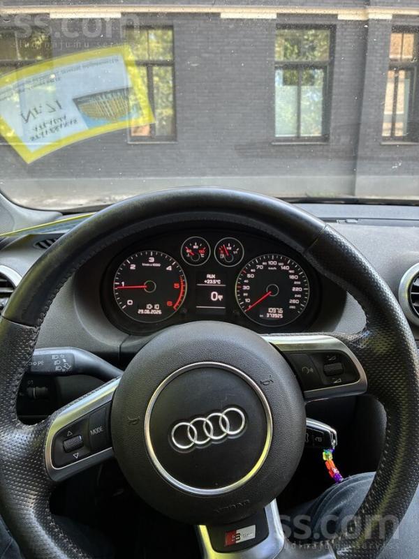 White Audi A3 2012 in Riga, with an engine capacity of 2.00 L and mileage of 374 thousand km for 4600 €, photo 6 on AUTOMOTO.COM.LV