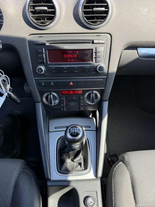 Balts Audi A3 2012 Šauļi, ar dzinēja tilpumu 1.60 L un nobraukumu 214 tūkst. km par 3650 €, foto 10 vietnē AUTOMOTO.COM.LV