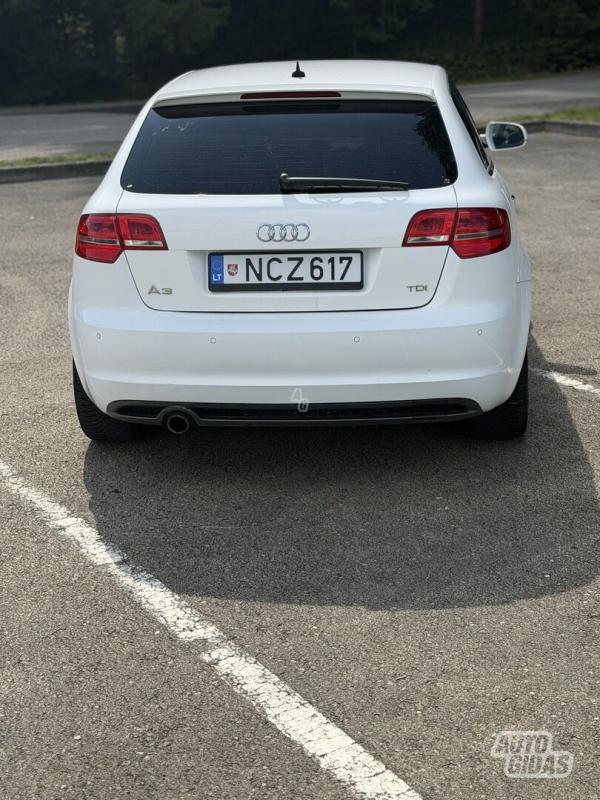 White Audi A3 2012 in Kelme, with an engine capacity of 2.00 L and mileage of 288 thousand km for 4800 €, photo 4 on AUTOMOTO.COM.LV