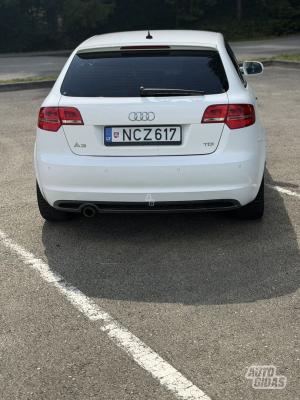 White Audi A3 2012 in Kelme, with an engine capacity of 2.00 L and mileage of 288 thousand km for 4800 €, photo 5 on AUTOMOTO.COM.LV