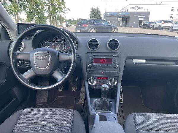 White Audi A3 2012 in Panevezys, with an engine capacity of 1.20 L and mileage of 151 thousand km for 5200 €, photo 7 on AUTOMOTO.COM.LV