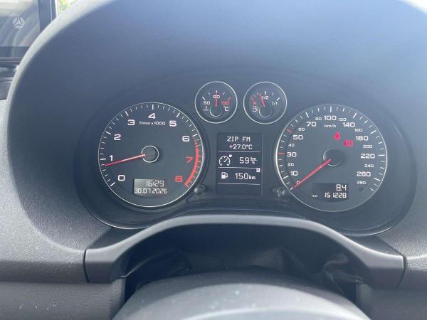 White Audi A3 2012 in Panevezys, with an engine capacity of 1.20 L and mileage of 151 thousand km for 5200 €, photo 8 on AUTOMOTO.COM.LV