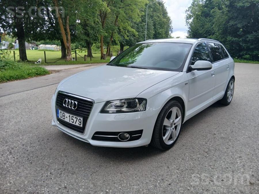 White Audi A3 2012 in Ogre, with an engine capacity of 1.60 L and mileage of 280 thousand km for 7800 €, photo 3 on AUTOMOTO.COM.LV