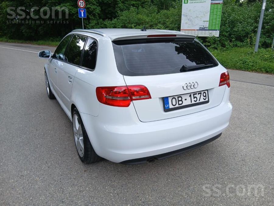 White Audi A3 2012 in Ogre, with an engine capacity of 1.60 L and mileage of 280 thousand km for 7800 €, photo 7 on AUTOMOTO.COM.LV