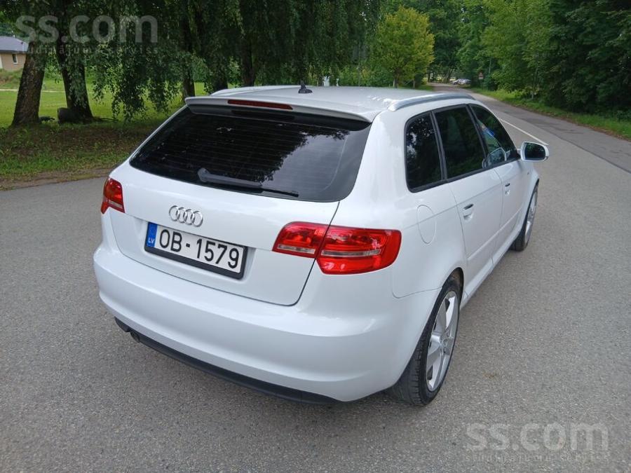 White Audi A3 2012 in Ogre, with an engine capacity of 1.60 L and mileage of 280 thousand km for 7800 €, photo 9 on AUTOMOTO.COM.LV