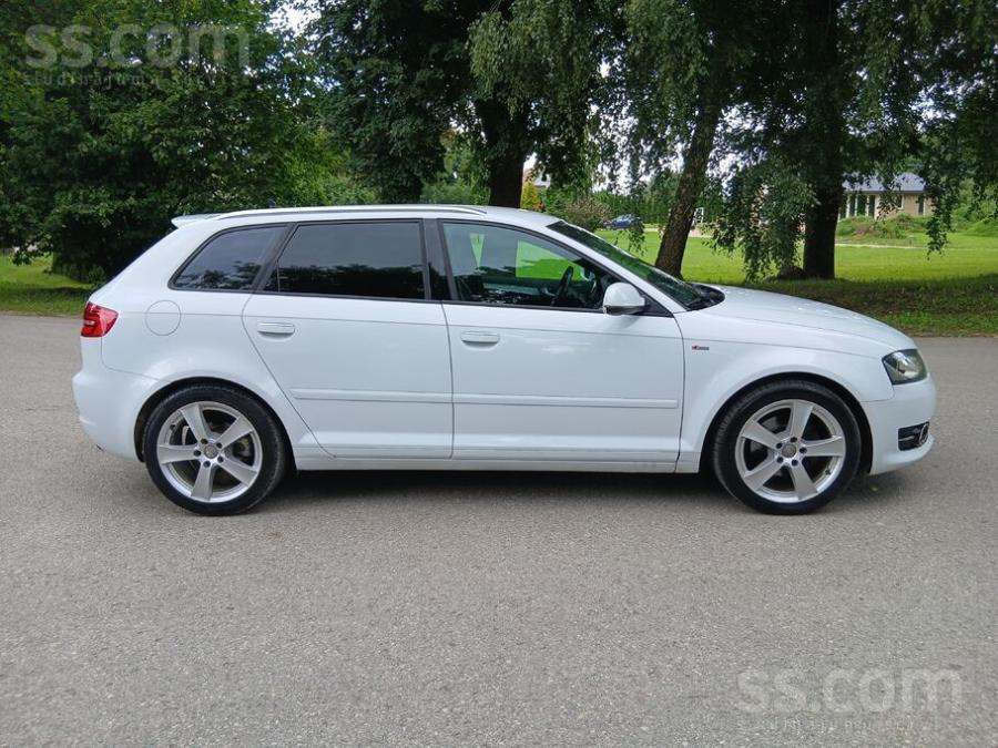 White Audi A3 2012 in Ogre, with an engine capacity of 1.60 L and mileage of 280 thousand km for 7800 €, photo 11 on AUTOMOTO.COM.LV