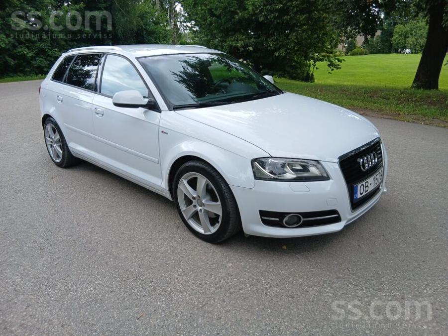 White Audi A3 2012 in Ogre, with an engine capacity of 1.60 L and mileage of 280 thousand km for 7800 €, photo 12 on AUTOMOTO.COM.LV