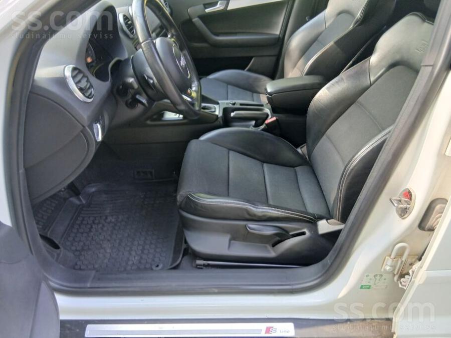 White Audi A3 2012 in Ogre, with an engine capacity of 1.60 L and mileage of 280 thousand km for 7800 €, photo 19 on AUTOMOTO.COM.LV
