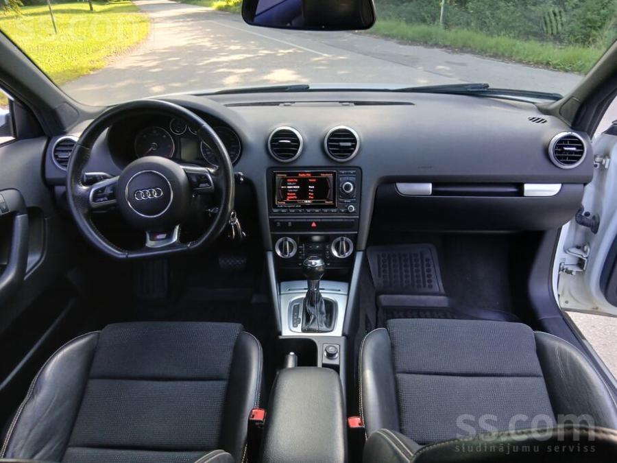 White Audi A3 2012 in Ogre, with an engine capacity of 1.60 L and mileage of 280 thousand km for 7800 €, photo 26 on AUTOMOTO.COM.LV