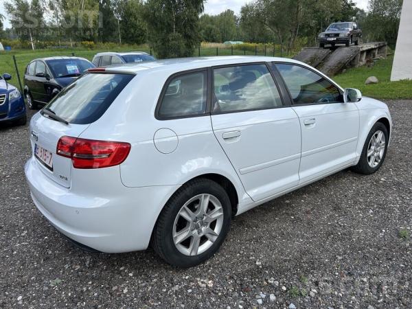 White Audi A3 2012 in Limbazi, with an engine capacity of 1.20 L and mileage of 240 thousand km for 5950 €, photo 4 on AUTOMOTO.COM.LV