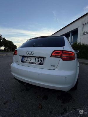 White Audi A3 2012 in Ukmerge, with an engine capacity of 1.60 L and mileage of 258 thousand km for 4500 €, photo 11 on AUTOMOTO.COM.LV