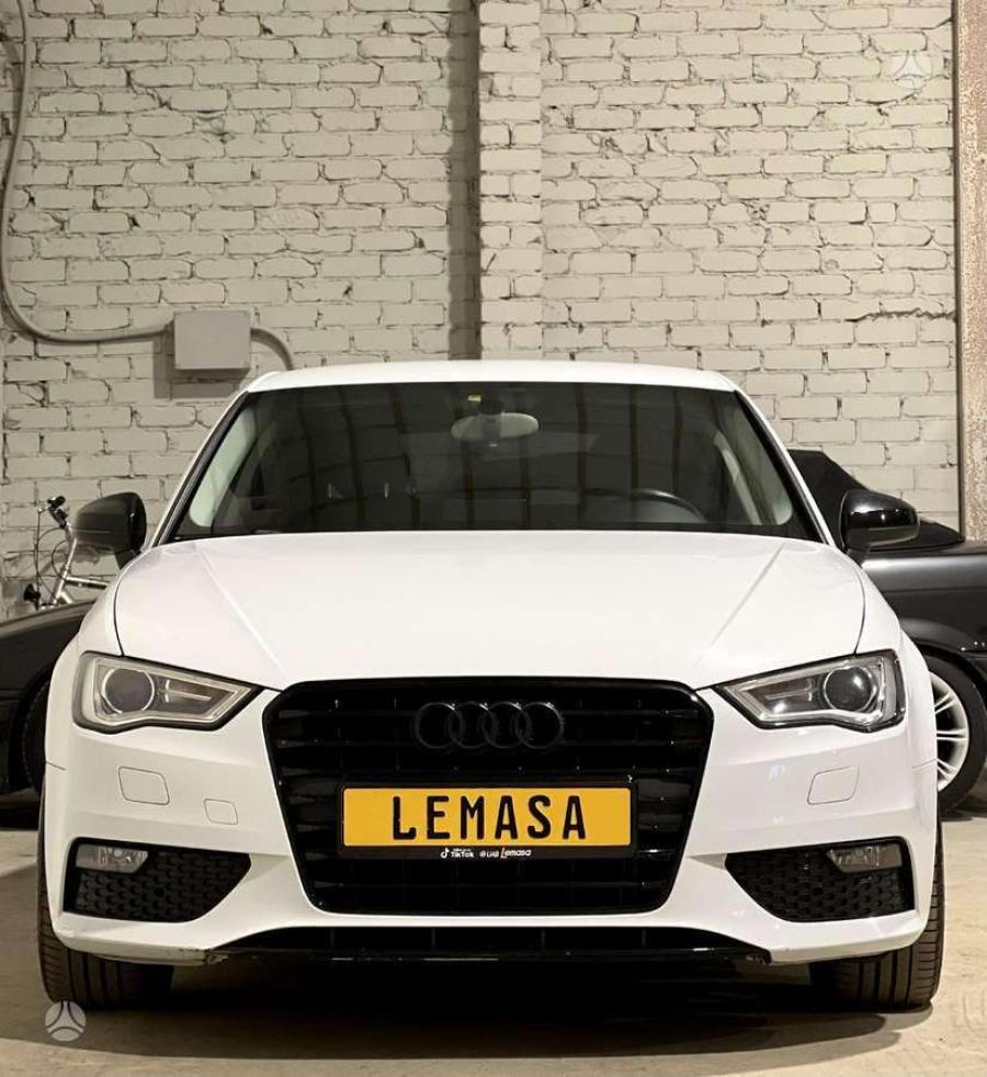 White Audi A3 2013 in Klaipeda, with an engine capacity of 1.97 L and mileage of 247 thousand km for 9999 €, photo 4 on AUTOMOTO.COM.LV