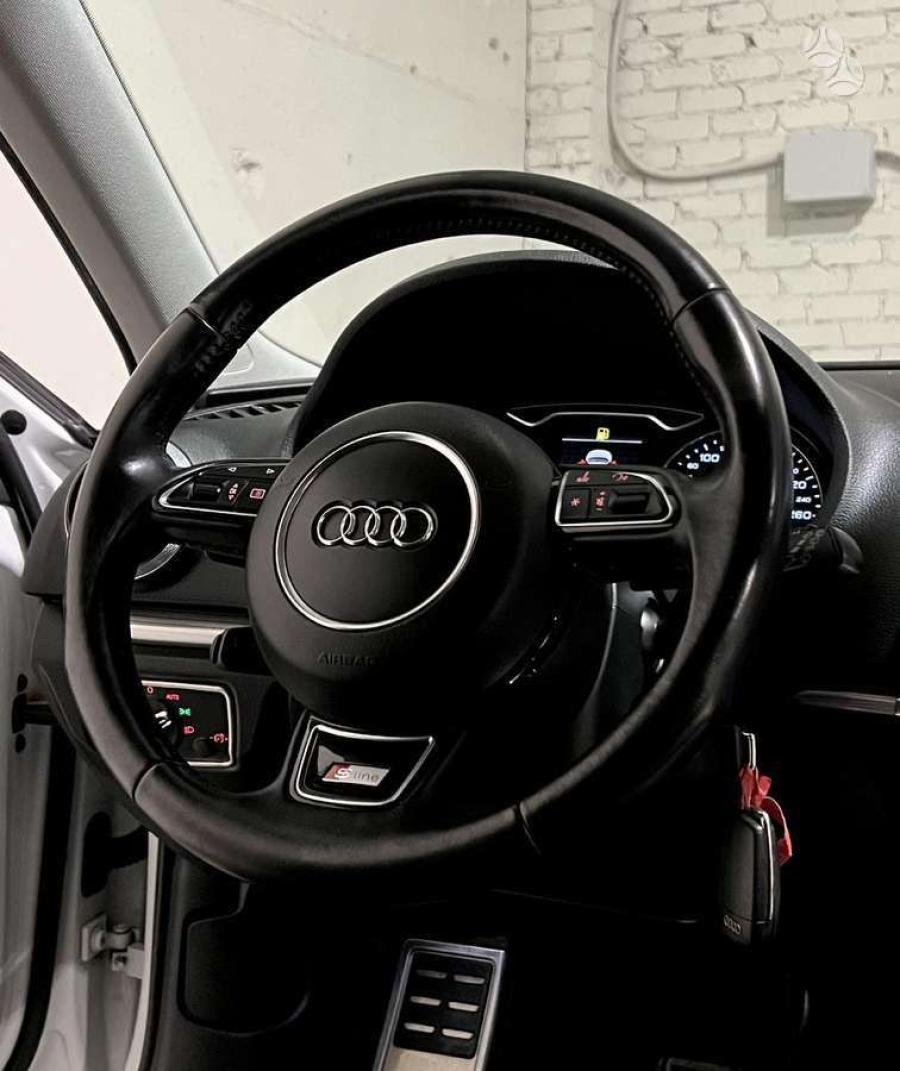 White Audi A3 2013 in Klaipeda, with an engine capacity of 1.97 L and mileage of 247 thousand km for 9999 €, photo 20 on AUTOMOTO.COM.LV