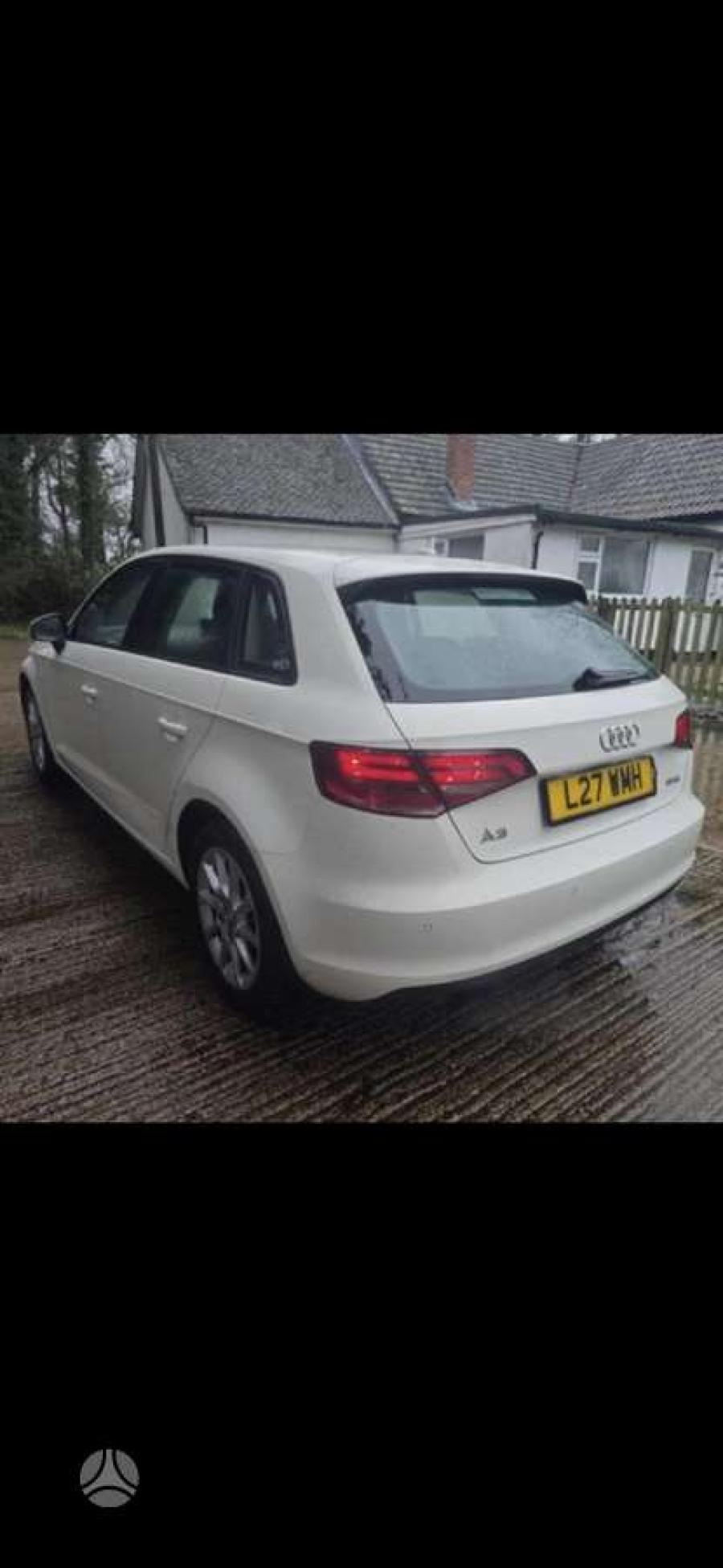 White Audi A3 2013 in Siauliai, with an engine capacity of 1.39 L and mileage of 199 thousand km for 2999 €, photo 4 on AUTOMOTO.COM.LV