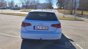 White Audi A3 2013 in Cesis, with an engine capacity of 2.00 L and mileage of 410 thousand km for 6954 €, photo  on AUTOMOTO.COM.LV