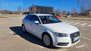 White Audi A3 2013 in Cesis, with an engine capacity of 2.00 L and mileage of 410 thousand km for 6954 €, photo 4 on AUTOMOTO.COM.LV