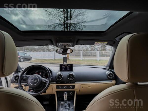 White Audi A3 2013 in Daugavpils, with an engine capacity of 1.40 L and mileage of 223 thousand km for 10000 €, photo 5 on AUTOMOTO.COM.LV