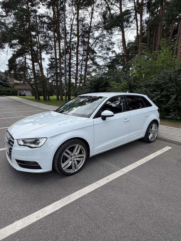 Balts Audi A3 2013 Kauņa, ar dzinēja tilpumu 1.60 L un nobraukumu 255 tūkst. km par 7700 €, foto 1 vietnē AUTOMOTO.COM.LV