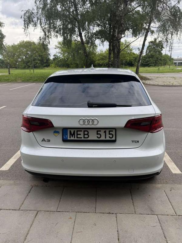 Balts Audi A3 2013 Kauņa, ar dzinēja tilpumu 1.60 L un nobraukumu 255 tūkst. km par 7700 €, foto 4 vietnē AUTOMOTO.COM.LV