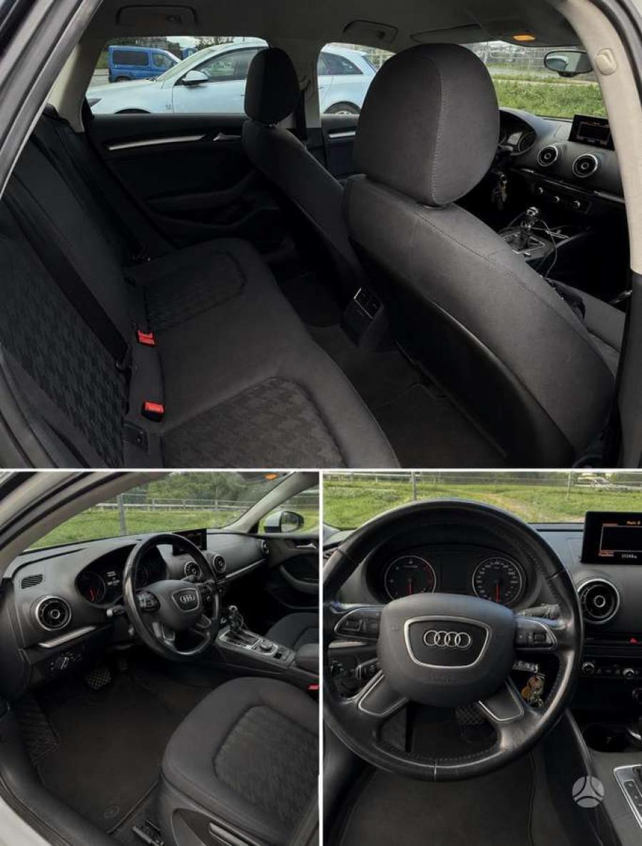 Balts Audi A3 2013 Kauņa, ar dzinēja tilpumu 1.60 L un nobraukumu 255 tūkst. km par 7700 €, foto 8 vietnē AUTOMOTO.COM.LV