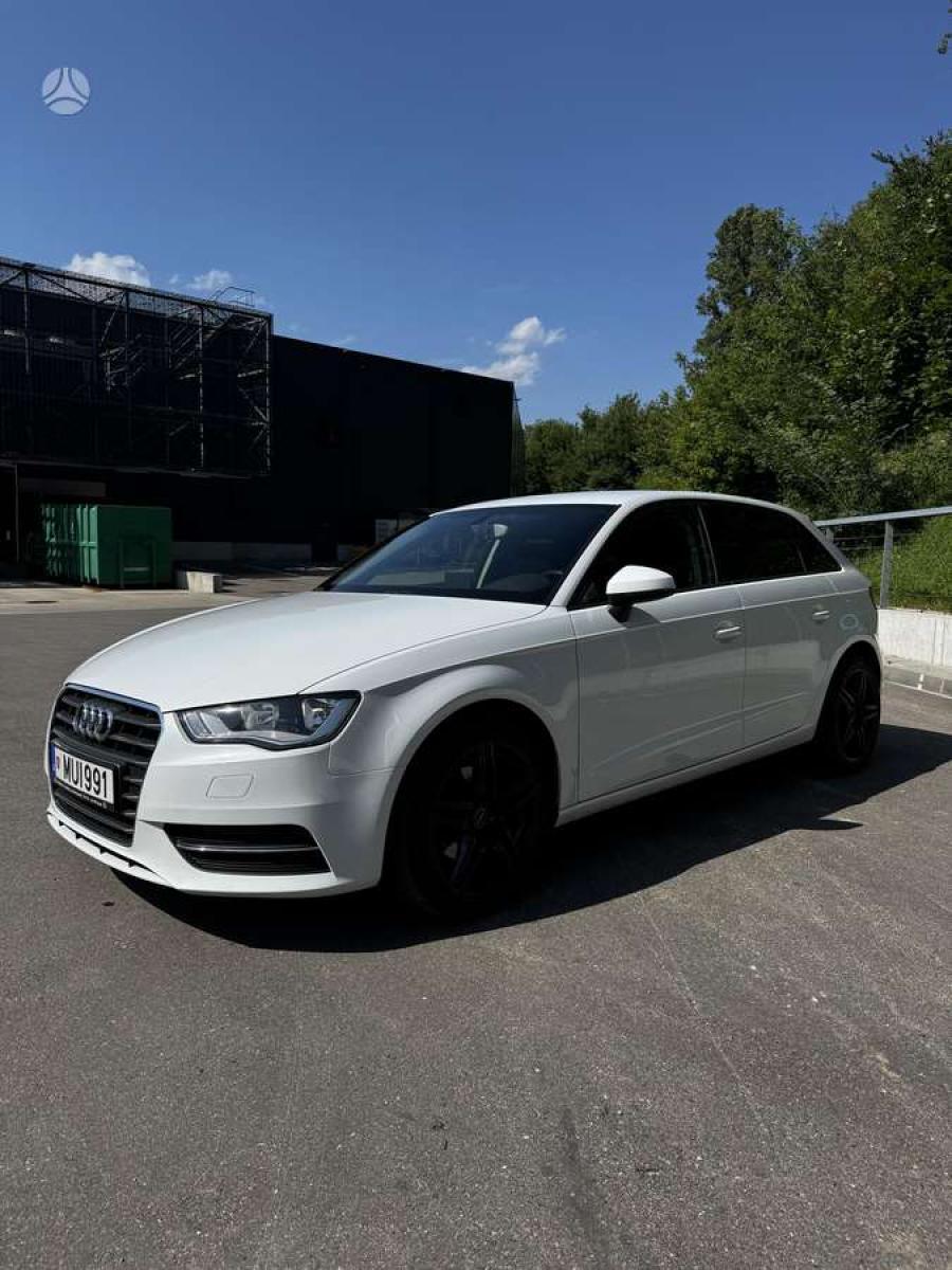 White Audi A3 2013 in Vilnius, with an engine capacity of 1.20 L and mileage of 209 thousand km for 8000 €, photo 8 on AUTOMOTO.COM.LV