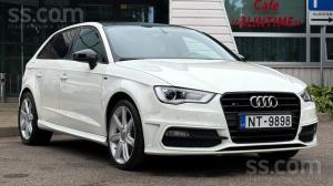 White Audi A3 2013 in Daugavpils, with an engine capacity of 1.40 L and mileage of 225 thousand km for 9350 €, photo  on AUTOMOTO.COM.LV