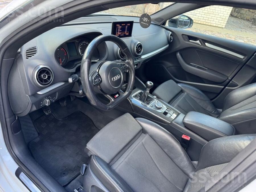 Balts Audi A3 2013 Rīga, ar dzinēja tilpumu 2.00 L un nobraukumu 212 tūkst. km par 10990 €, foto 18 vietnē AUTOMOTO.COM.LV
