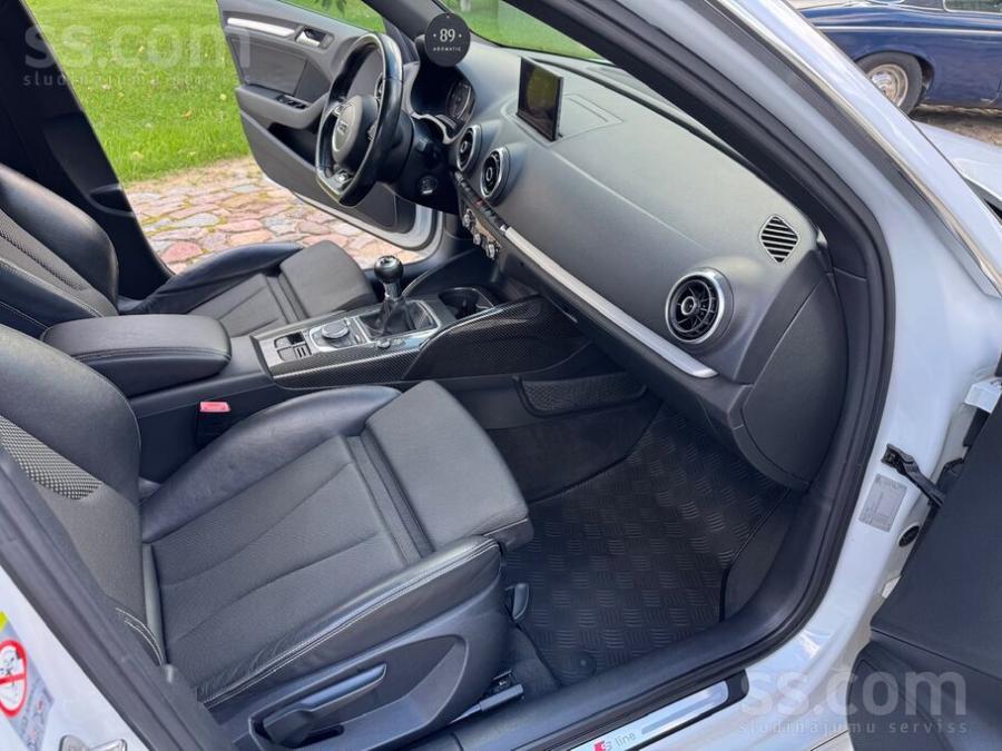 Balts Audi A3 2013 Rīga, ar dzinēja tilpumu 2.00 L un nobraukumu 212 tūkst. km par 10990 €, foto 19 vietnē AUTOMOTO.COM.LV