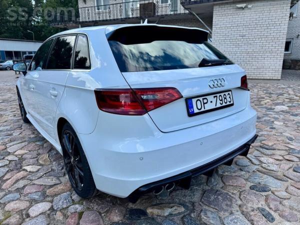White Audi A3 2013 in Riga, with an engine capacity of 2.00 L and mileage of 212 thousand km for 10990 €, photo 7 on AUTOMOTO.COM.LV