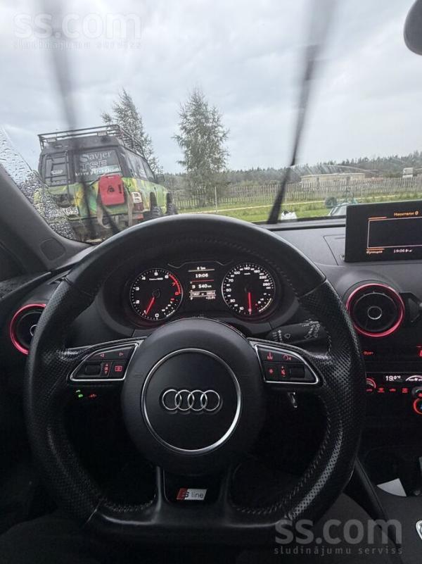 White Audi A3 2013 in Riga, with an engine capacity of 1.80 L and mileage of 174 thousand km for 10950 €, photo 10 on AUTOMOTO.COM.LV