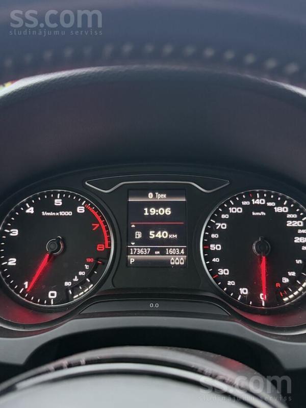 White Audi A3 2013 in Riga, with an engine capacity of 1.80 L and mileage of 174 thousand km for 10950 €, photo 11 on AUTOMOTO.COM.LV