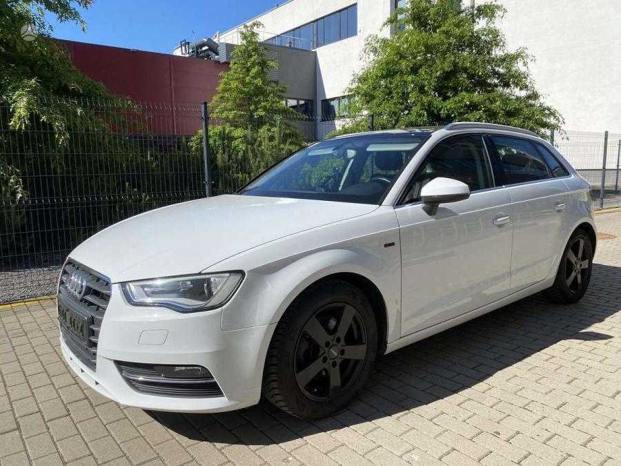 Balts Audi A3 2013 Kauņa, ar dzinēja tilpumu 1.40 L un nobraukumu 175 tūkst. km par 7150 €, foto 1 vietnē AUTOMOTO.COM.LV