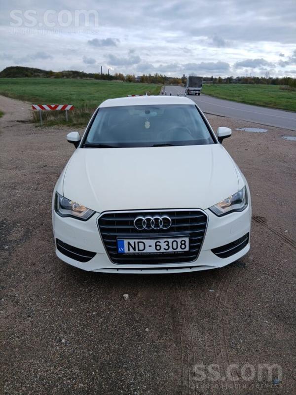 Balts Audi A3 2013 Daugavpils, ar dzinēja tilpumu 2.00 L un nobraukumu 235 tūkst. km par 7300 €, foto 1 vietnē AUTOMOTO.COM.LV
