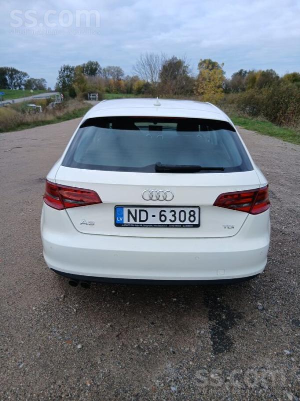 Balts Audi A3 2013 Daugavpils, ar dzinēja tilpumu 2.00 L un nobraukumu 235 tūkst. km par 7300 €, foto 3 vietnē AUTOMOTO.COM.LV