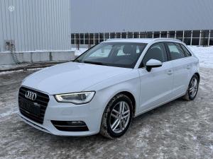 Balts Audi A3 2014 Rokiškis, ar dzinēja tilpumu 1.39 L un nobraukumu 194 tūkst. km par 6900 €, foto  vietnē AUTOMOTO.COM.LV