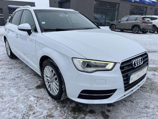 White Audi A3 2014 in Taurage, with an engine capacity of 1.97 L and mileage of 260 thousand km for 8000 €, photo 1 on AUTOMOTO.COM.LV