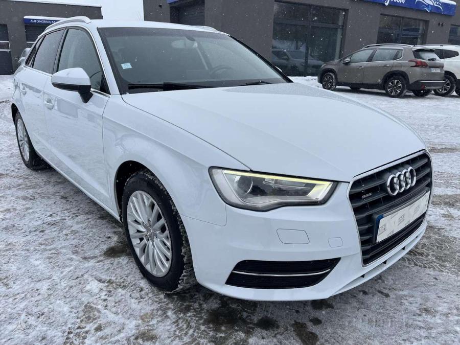 White Audi A3 2014 in Taurage, with an engine capacity of 1.97 L and mileage of 260 thousand km for 8000 €, photo 1 on AUTOMOTO.COM.LV