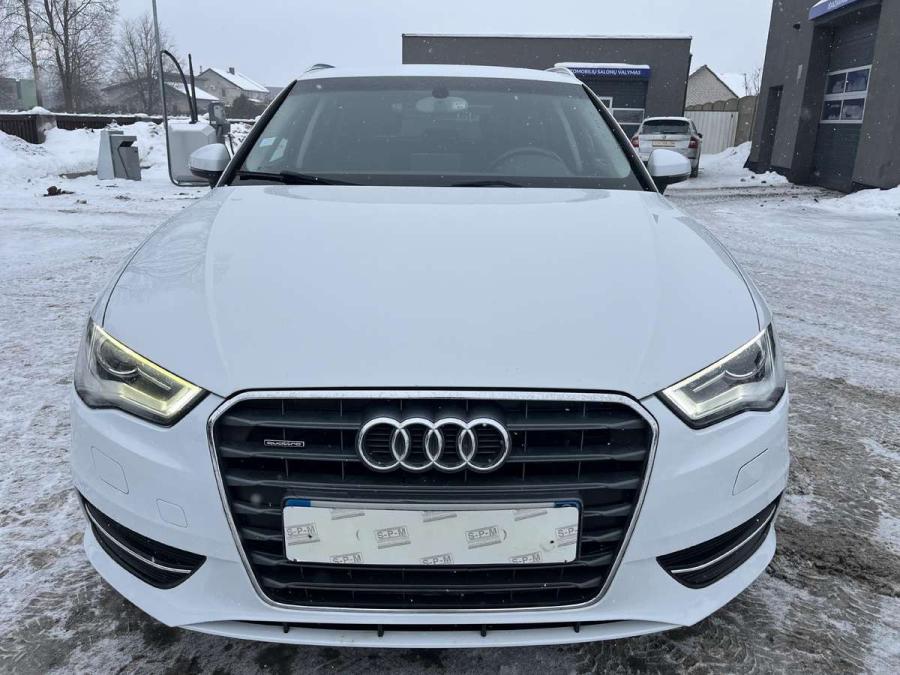 White Audi A3 2014 in Taurage, with an engine capacity of 1.97 L and mileage of 260 thousand km for 8000 €, photo 6 on AUTOMOTO.COM.LV