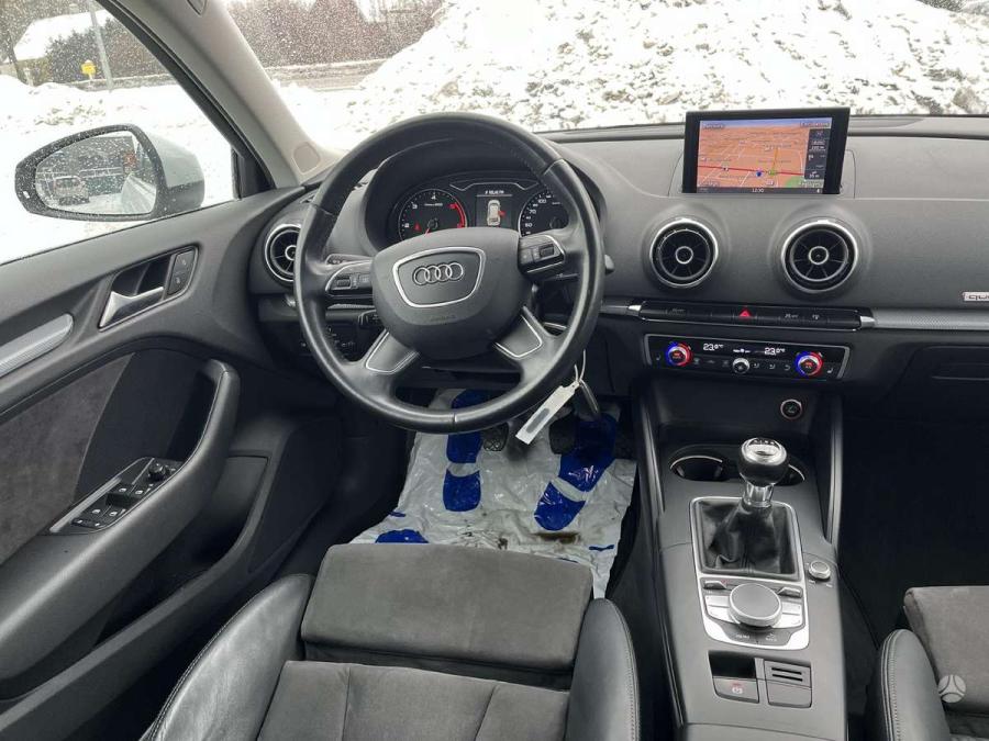 White Audi A3 2014 in Taurage, with an engine capacity of 1.97 L and mileage of 260 thousand km for 8000 €, photo 16 on AUTOMOTO.COM.LV
