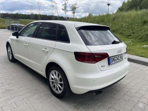 White Audi A3 2014 in Vilnius, with an engine capacity of 1.39 L and mileage of 181 thousand km for 8450 €, photo 7 on AUTOMOTO.COM.LV