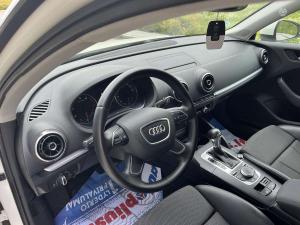 White Audi A3 2014 in Vilnius, with an engine capacity of 1.39 L and mileage of 181 thousand km for 8450 €, photo 9 on AUTOMOTO.COM.LV