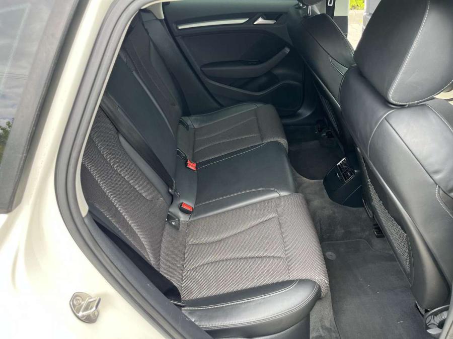 White Audi A3 2014 in Vilnius, with an engine capacity of 1.39 L and mileage of 181 thousand km for 8450 €, photo 14 on AUTOMOTO.COM.LV