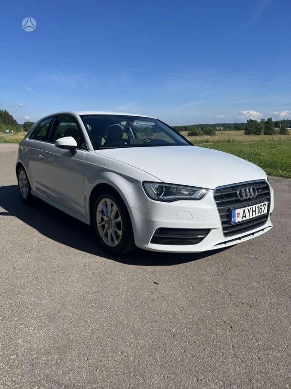 White Audi A3 2014 in Kaunas, with an engine capacity of 1.60 L and mileage of 311 thousand km for 6450 €, photo 2 on AUTOMOTO.COM.LV