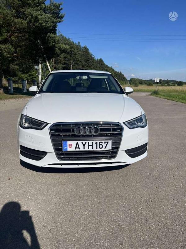 White Audi A3 2014 in Kaunas, with an engine capacity of 1.60 L and mileage of 311 thousand km for 6450 €, photo 6 on AUTOMOTO.COM.LV