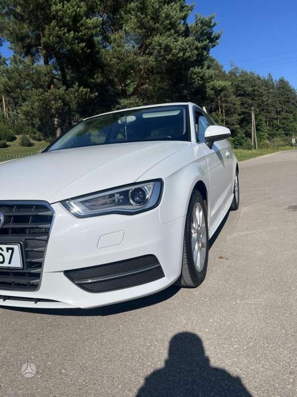 White Audi A3 2014 in Kaunas, with an engine capacity of 1.60 L and mileage of 311 thousand km for 6450 €, photo 8 on AUTOMOTO.COM.LV